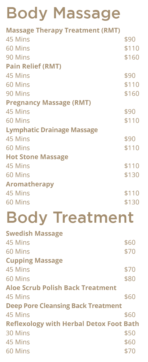 Services & Prices – Serene Rehab Centre